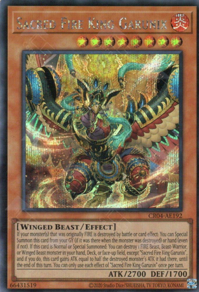 CR04-AE192 Sacred Fire King Garunix