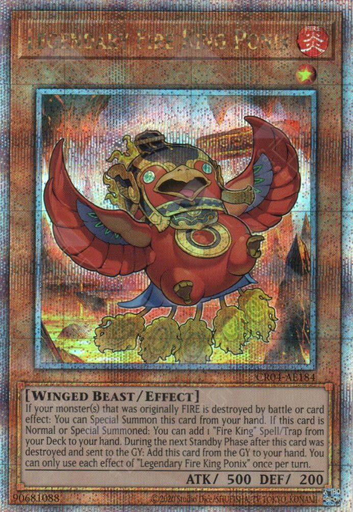 CR04-AES26 Legendary Fire King Ponix