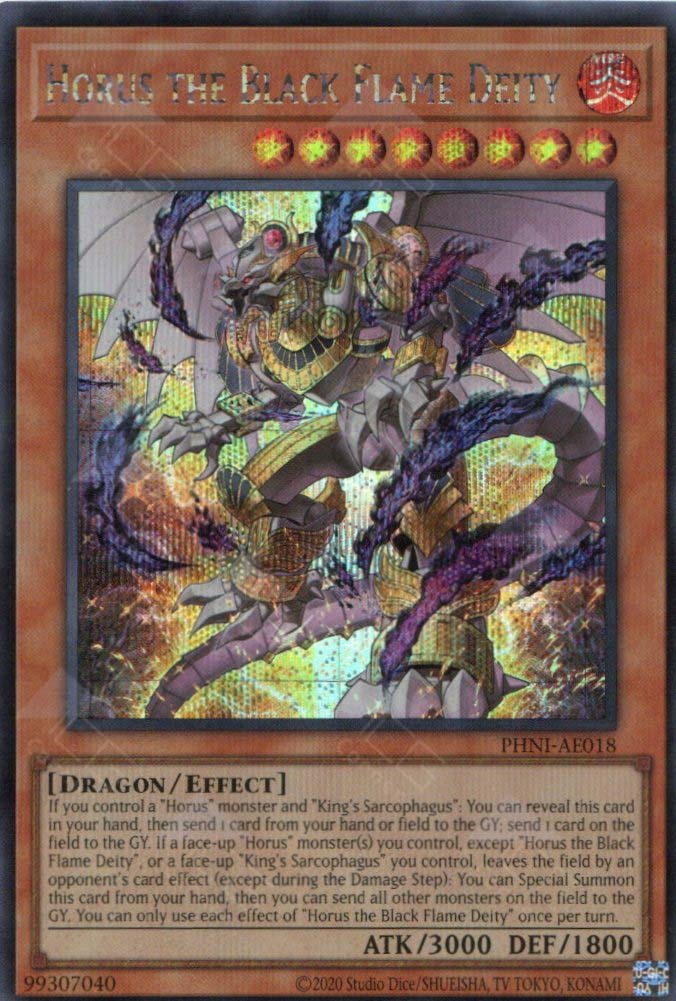 PHNI-AE018 Horus the Black Flame Deity