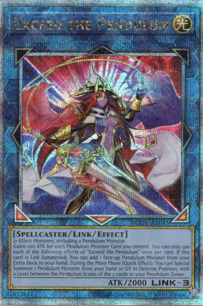 AGOV-AE045 Exceed the Pendulum