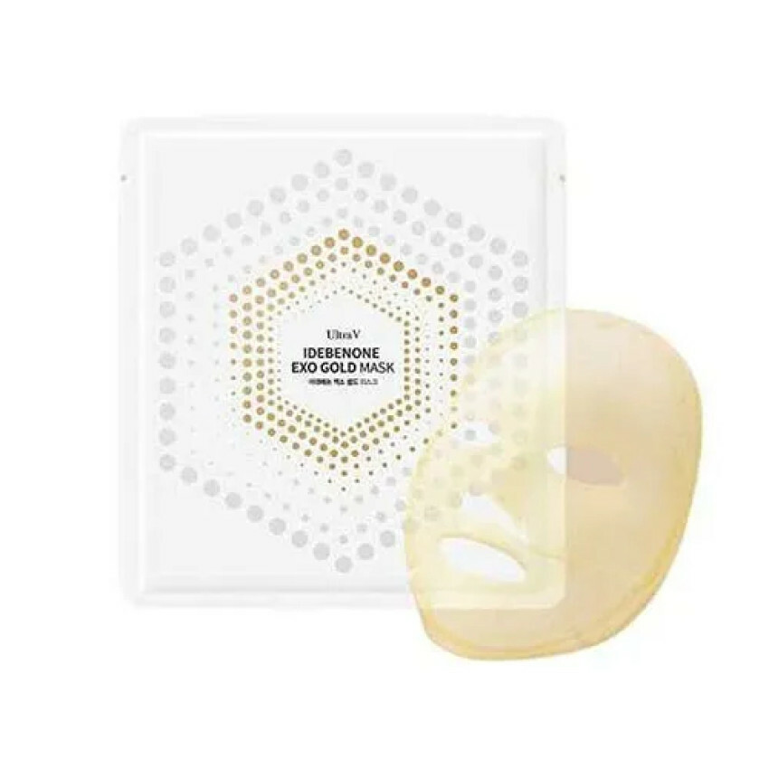 Ultra V IDEBENONE EXO GOLD MASK 外沁體奇跡修護黃金面膜(1盒5片) (E...