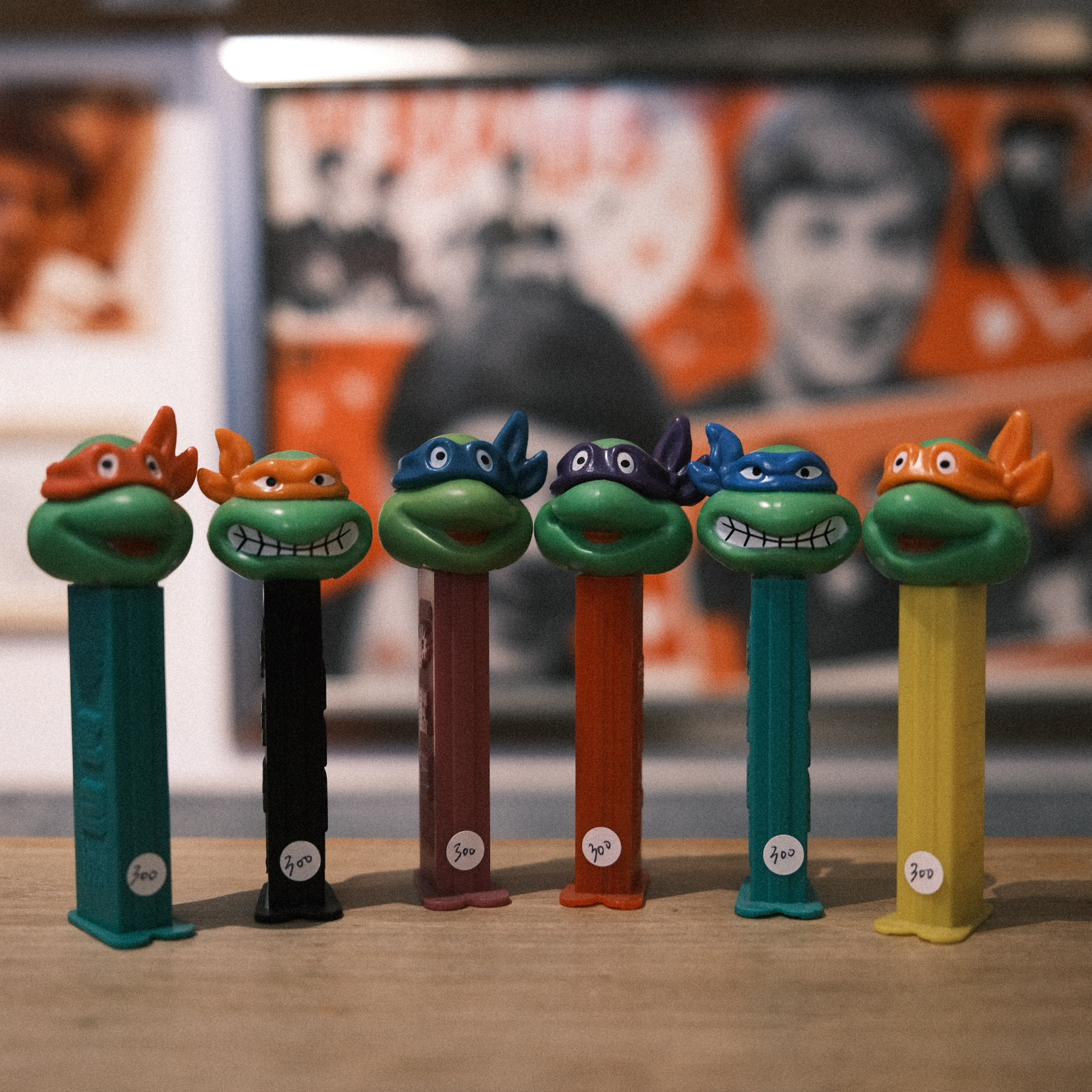 忍者龜 復古 老PEZ糖果罐