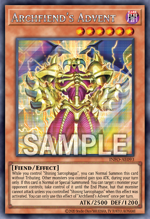 INFO-AE093 (SR)Archfiend's Advent