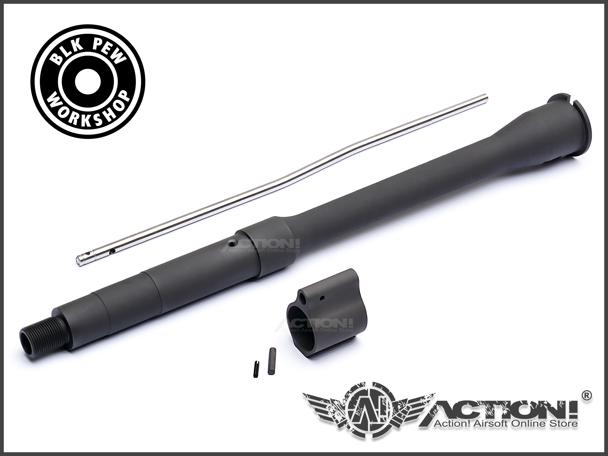 BPW - URG-I DD GOV 樣式 11.5" 鋼製外管 (VFC M4 GBB適用) /Blk Pe