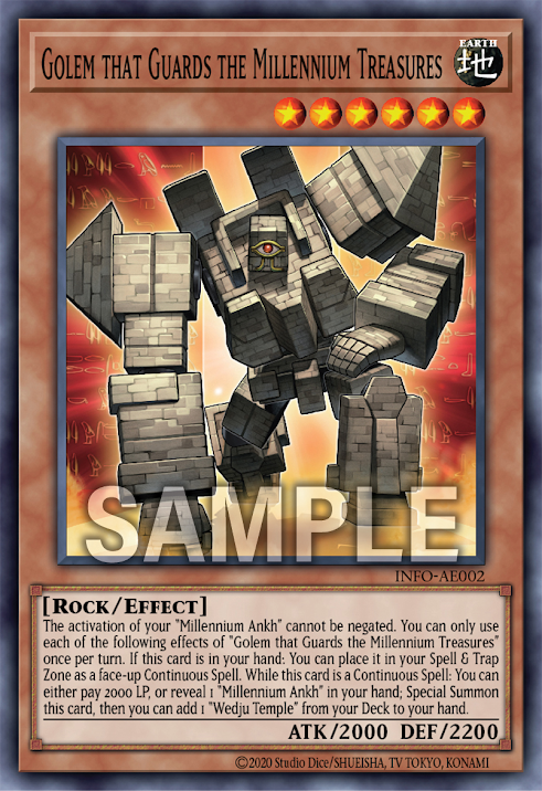 INFO-AE002 Golem that Guards the Millennium Treasures