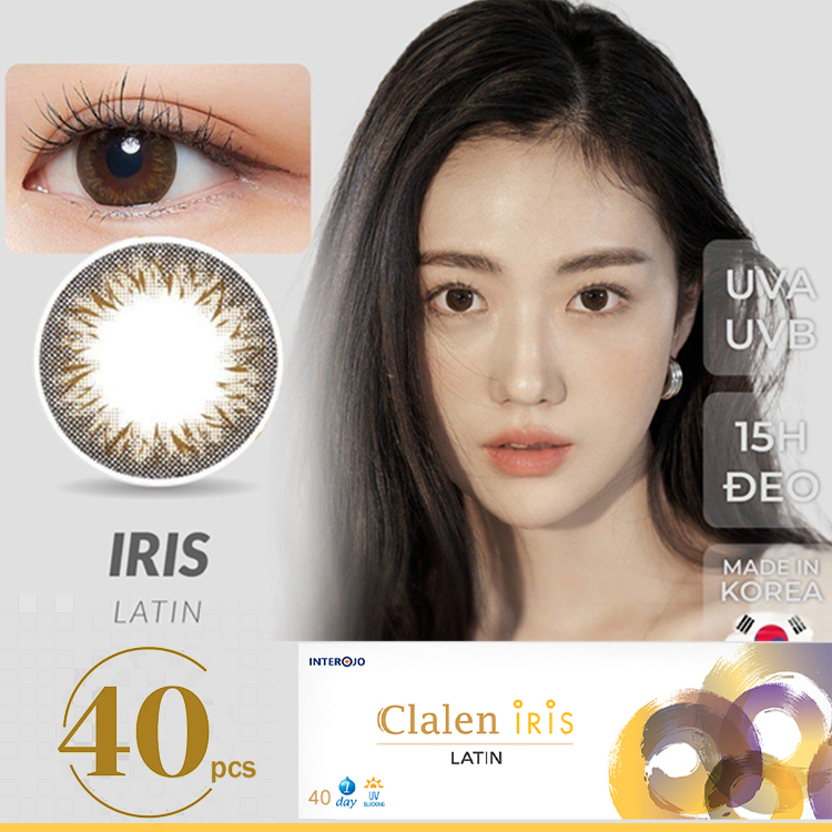 Clalen Iris Latin 琥珀啡 每日即棄 ｜1盒40片
