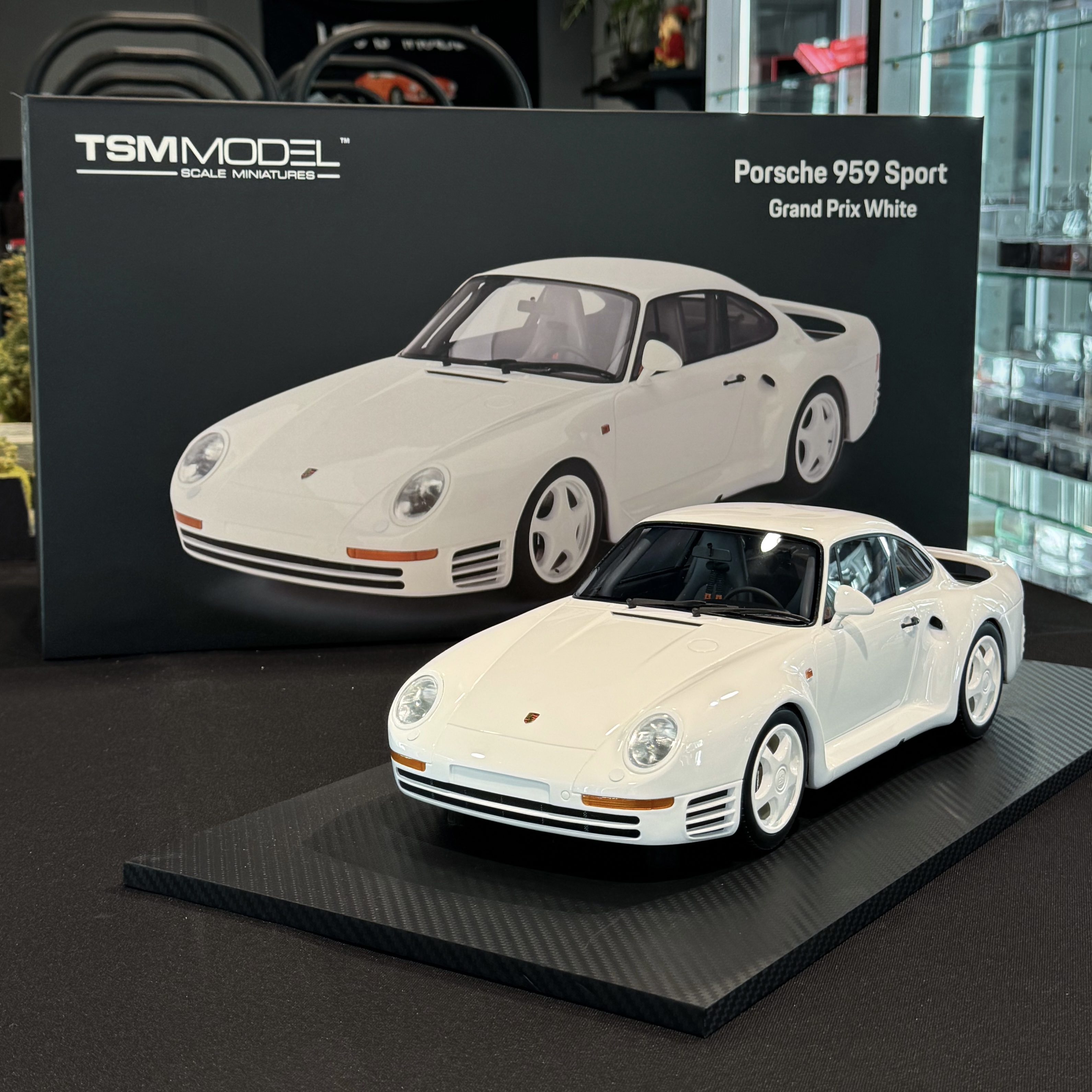 1/12 Porsche 959 Sport Grand Prix Prix White 1983