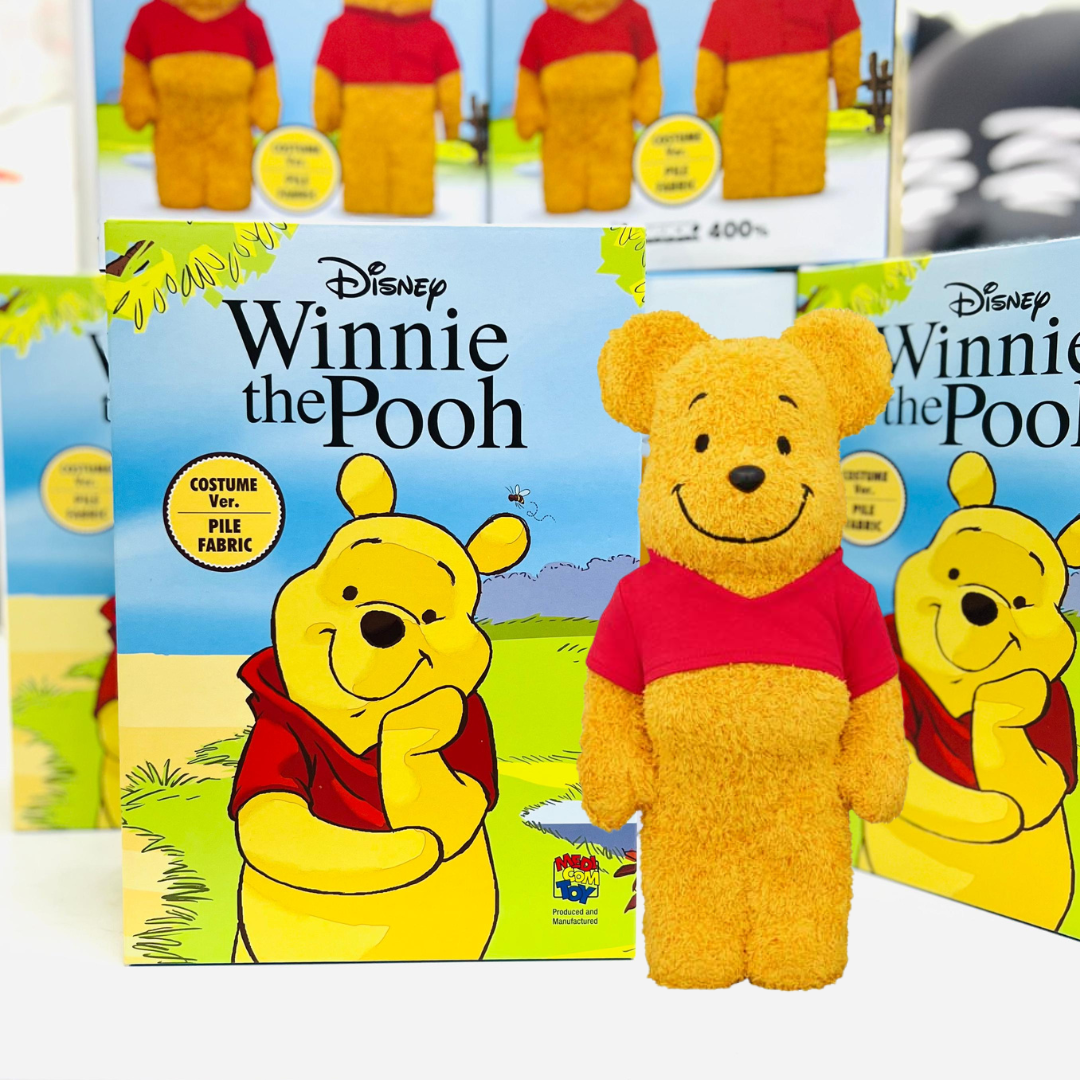 400% Be@rbrick Winnie the Pooh COSTUME Ver.(PILE FABRI