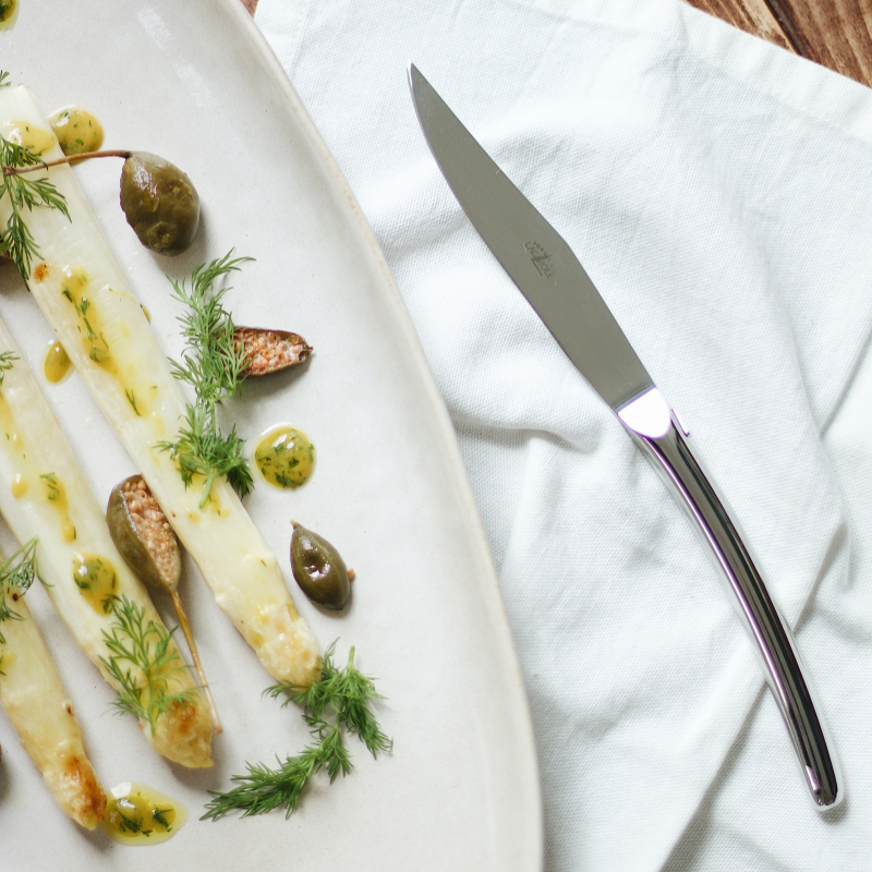 FORGE DE LAGUIOLE ⋆ C. Ghion ⋆ 6 Shiny steak knives