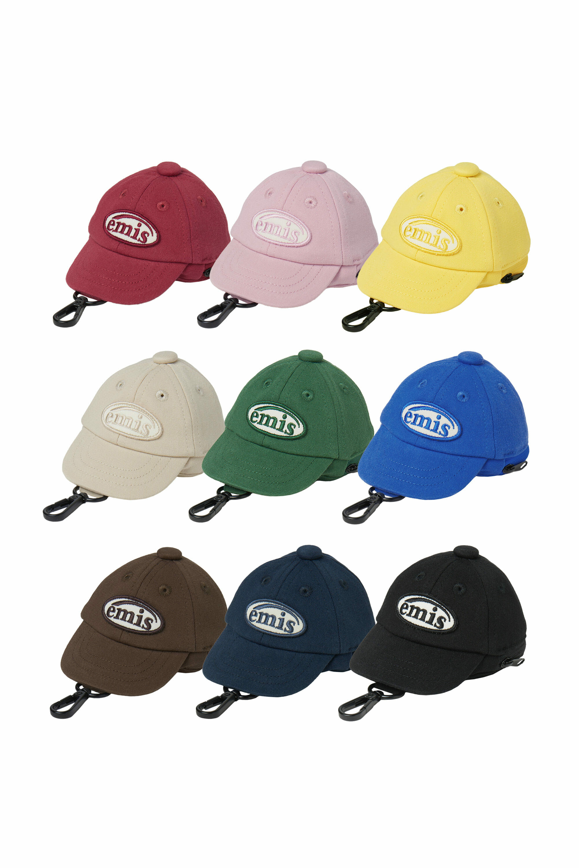 [EMIS] BALL CAP POUCH KEYRING (鑰匙圈) - 9 Colors