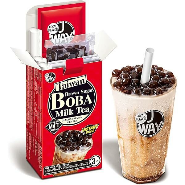 台灣JWay黑糖珍珠奶茶禮盒3入*2