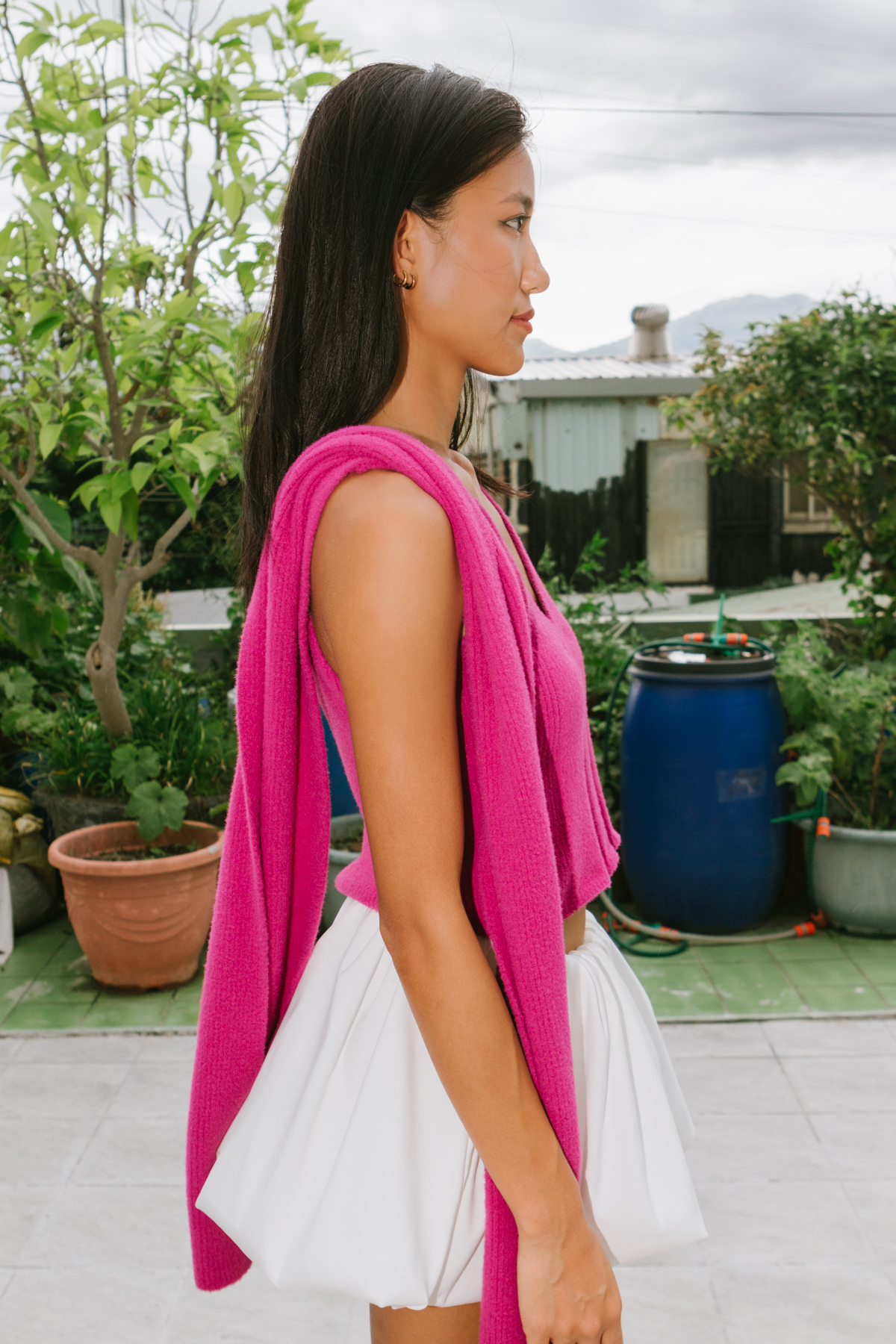 Charlotte Scarf Purple