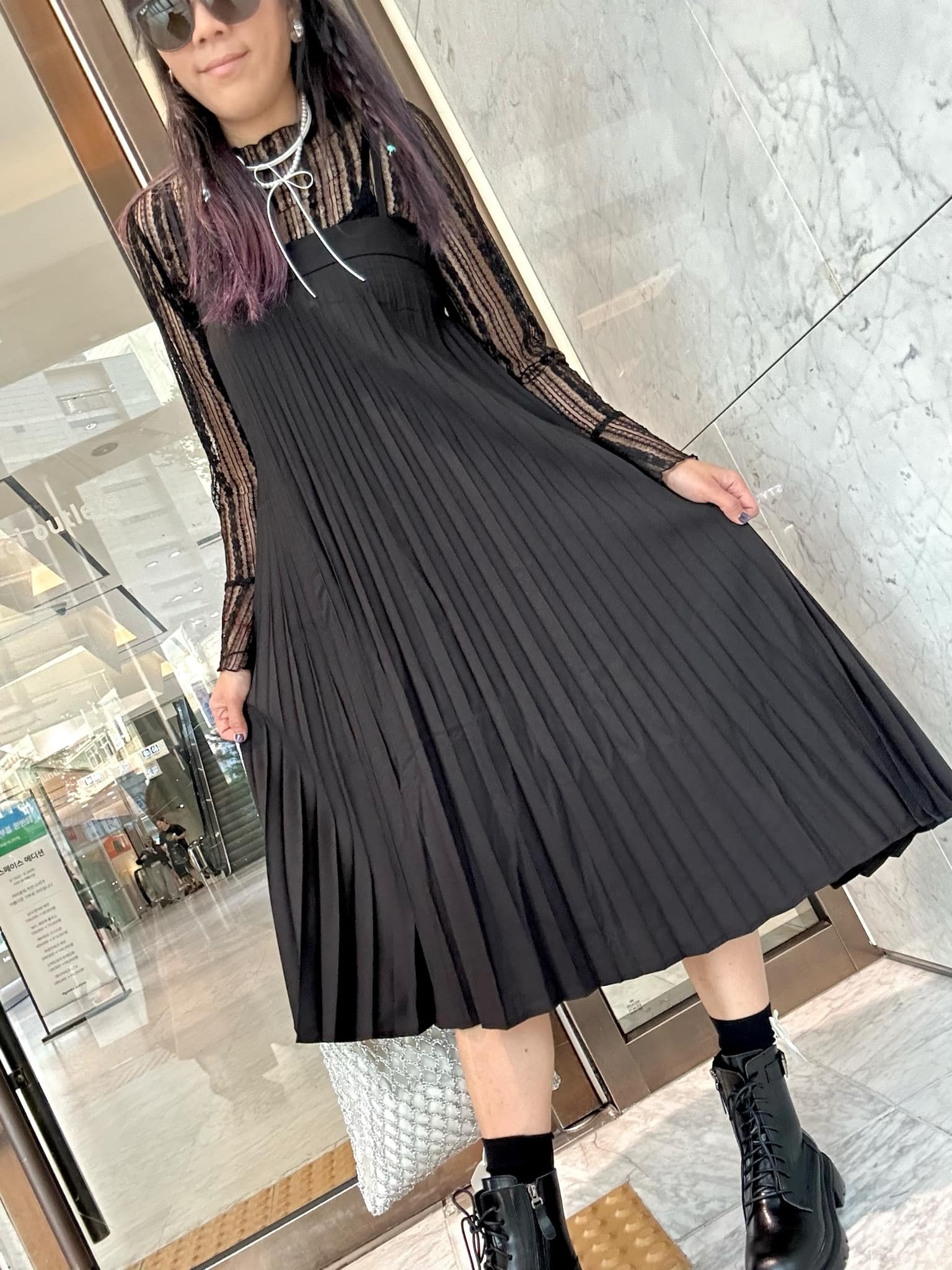 [ BoBo Smile ] BSP12 PLEATED OP