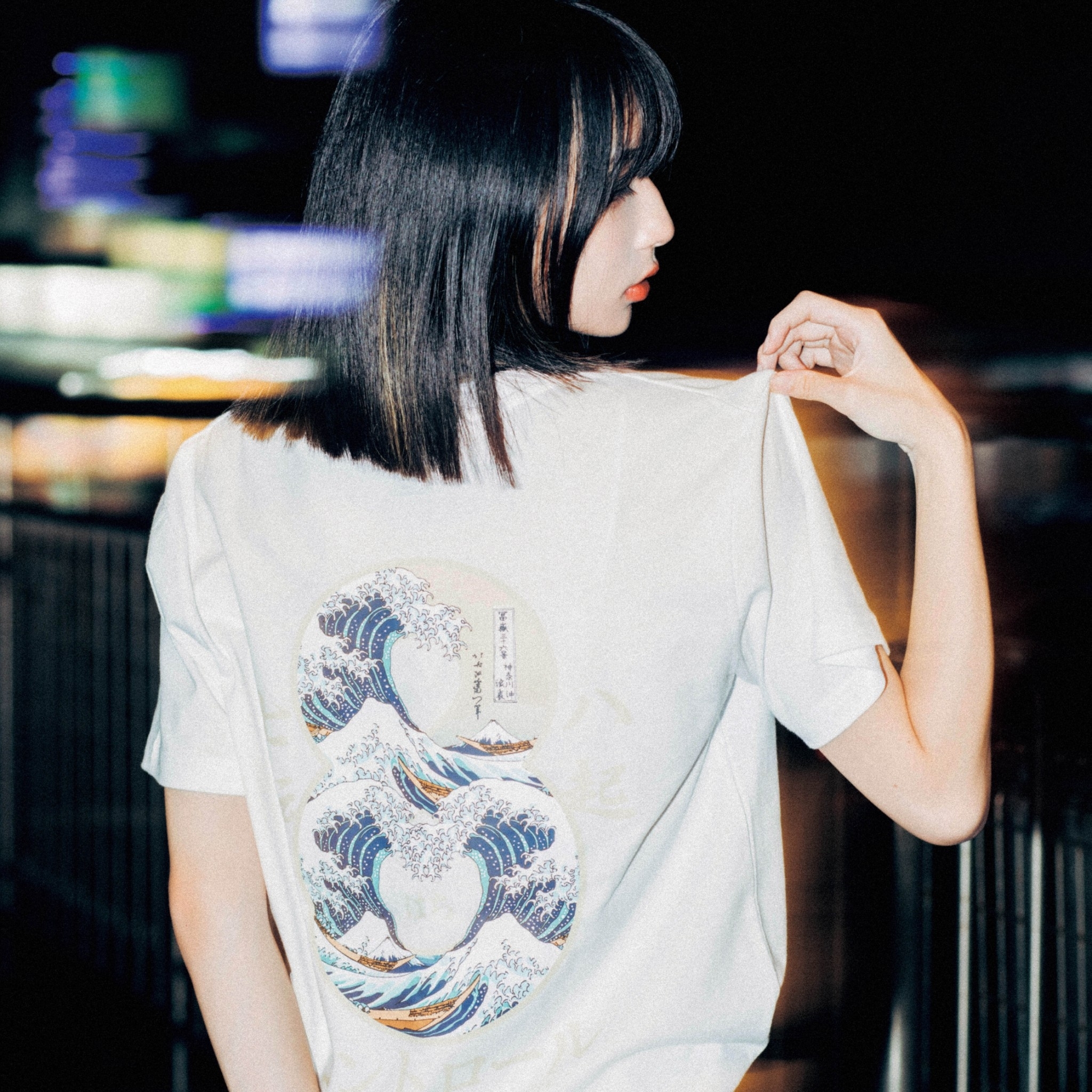 XCTRL 八週年無限沖浪裏短T-白