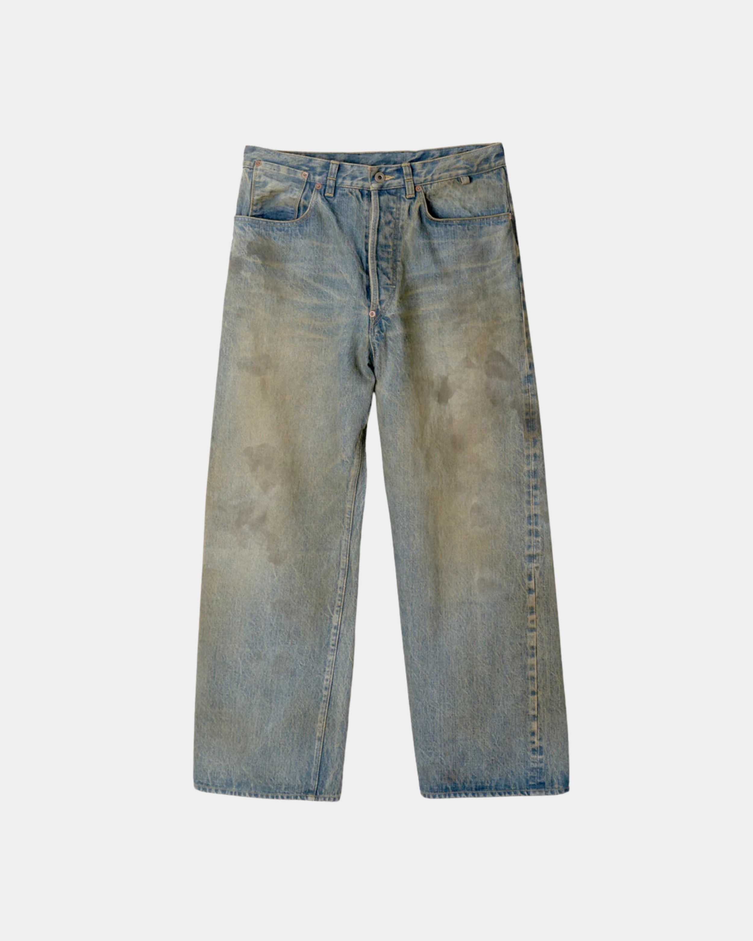 refomed - RIGHT HANDED DENIM PANTS / USED