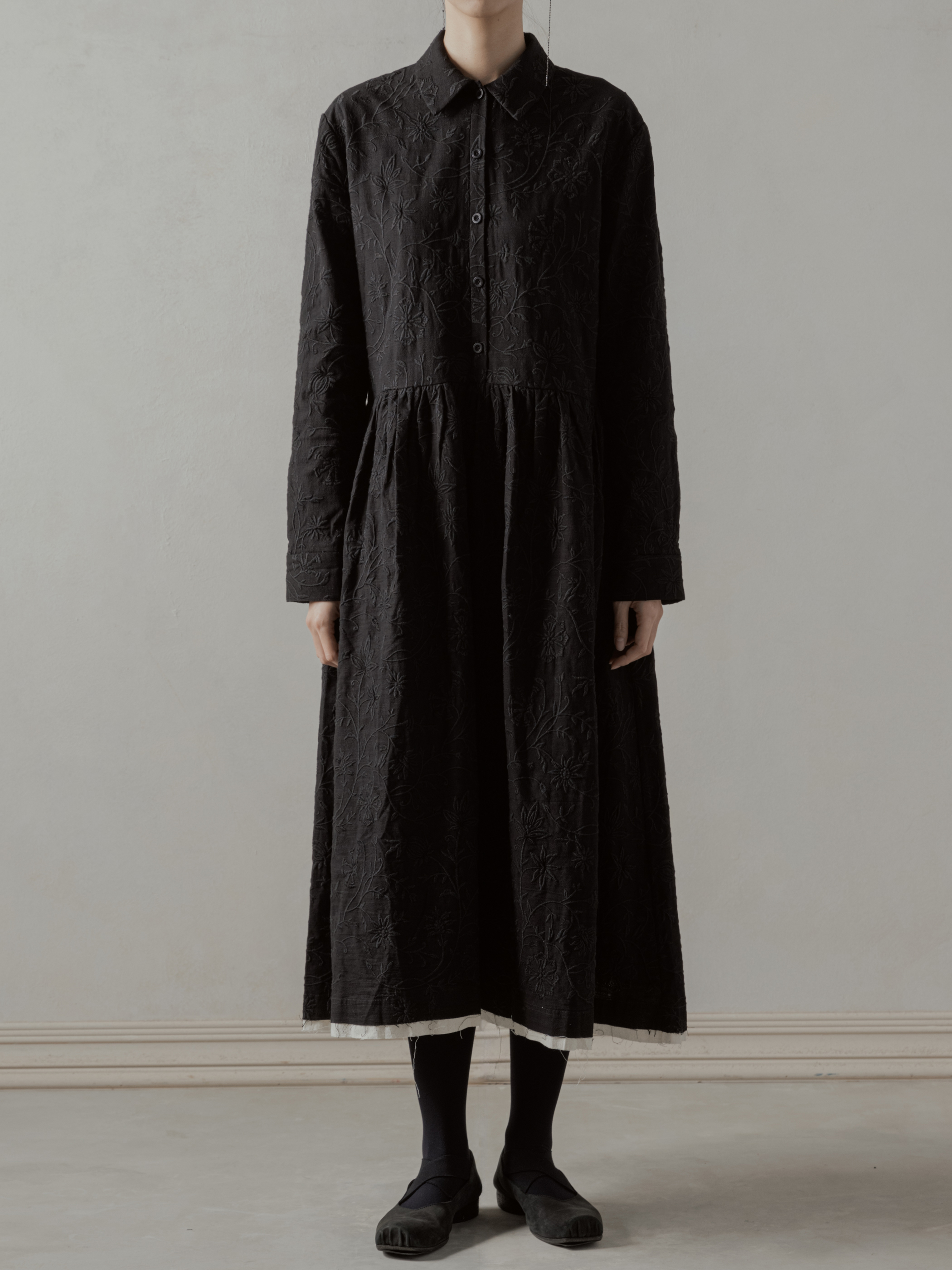 Professor.E - 24FW WMS｜Long Gathered Dress