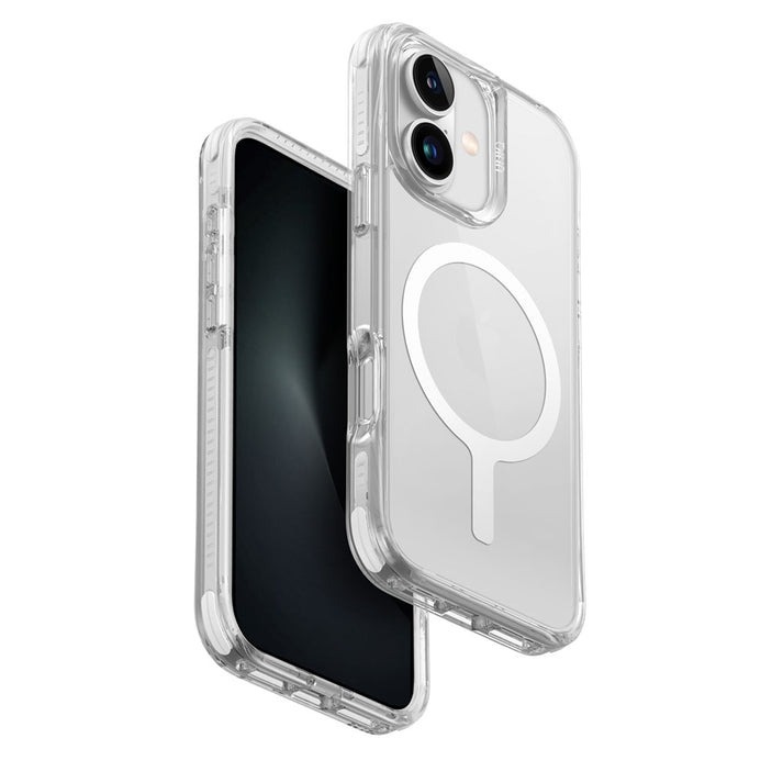 【UNIQ】 Combat Magclick 四角強化軍規等級防摔三料保護殼 iPhone 16系列 白-夜光