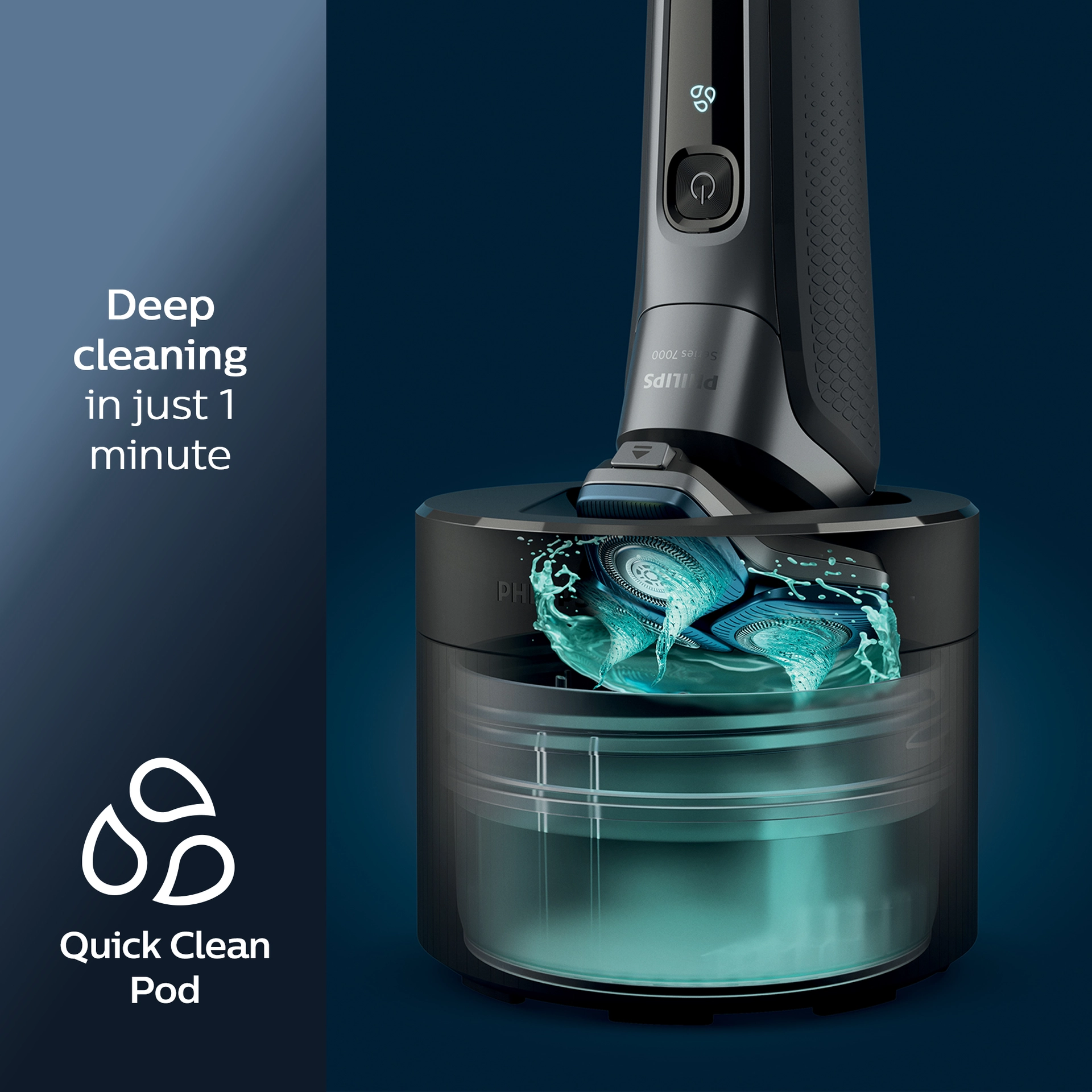 現貨】Philips 飛利浦三刀頭刮鬍刀含清洗底座S6900/89 現貨】Philips 飛利浦三刀頭刮鬍刀含清洗底座S6900/89