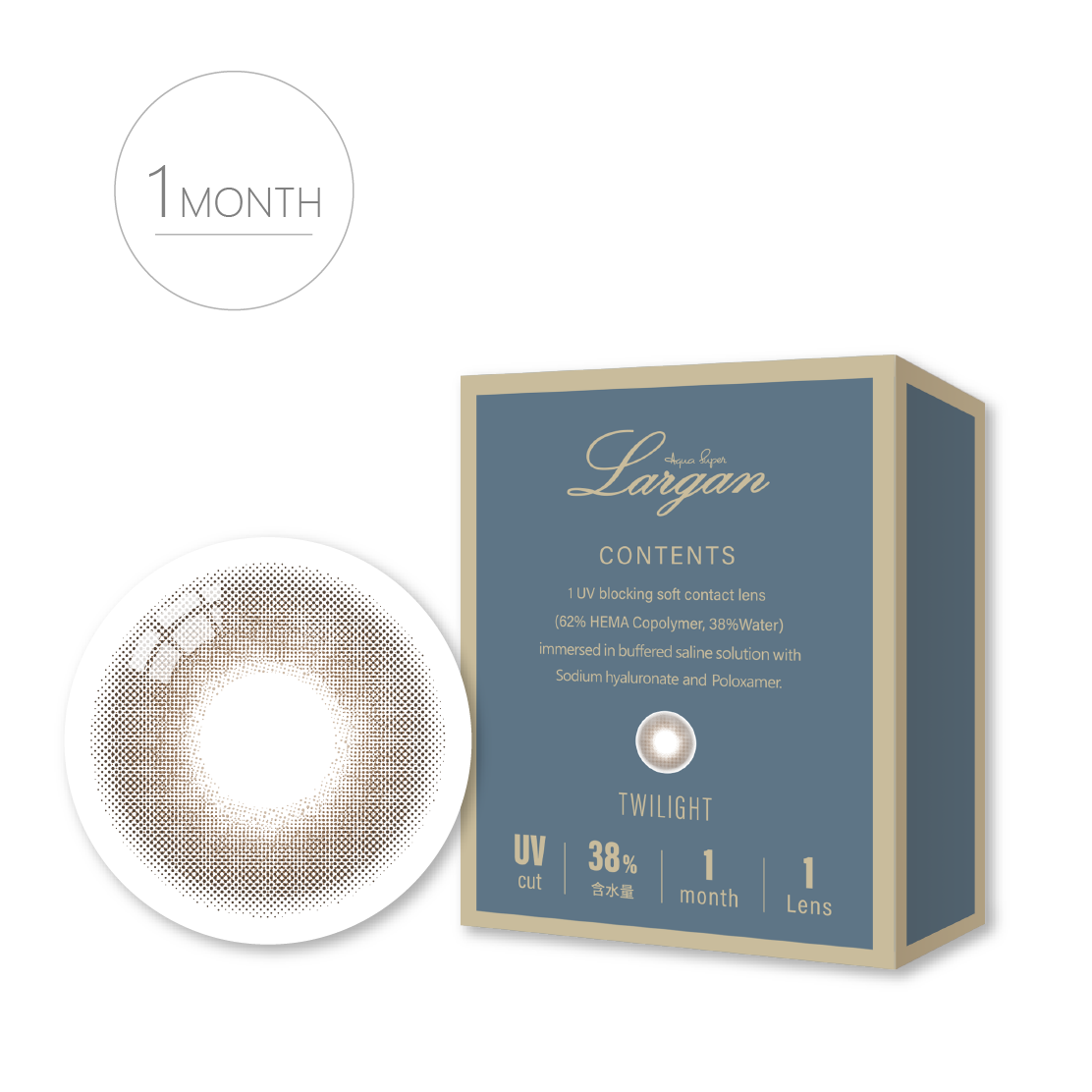 LARGAN星歐 星空系列月拋【Twilight】｜CHA CHA美瞳專賣店