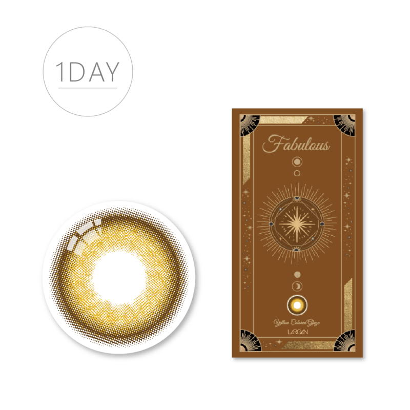 LARGAN星歐 奇幻系列日拋【黃琉璃 #310】(2片裝)｜CHA CHA美瞳專賣店