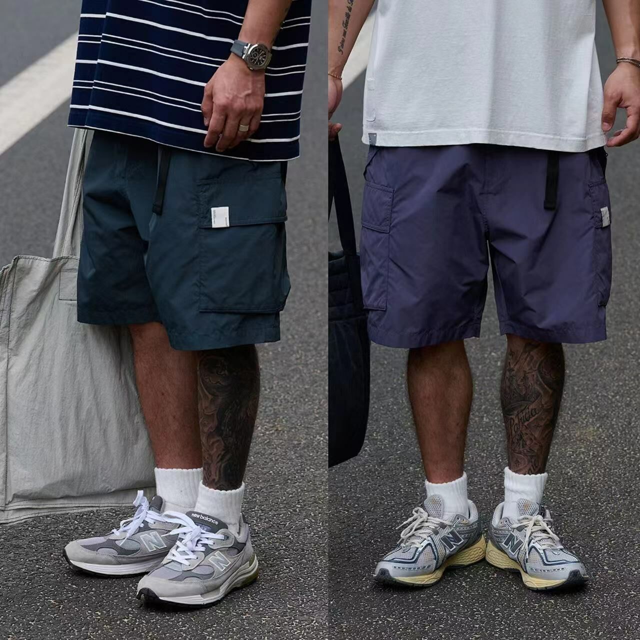 brs21 | BROSHOOD 24春夏日系舒適快乾多袋工裝短褲 / 2色