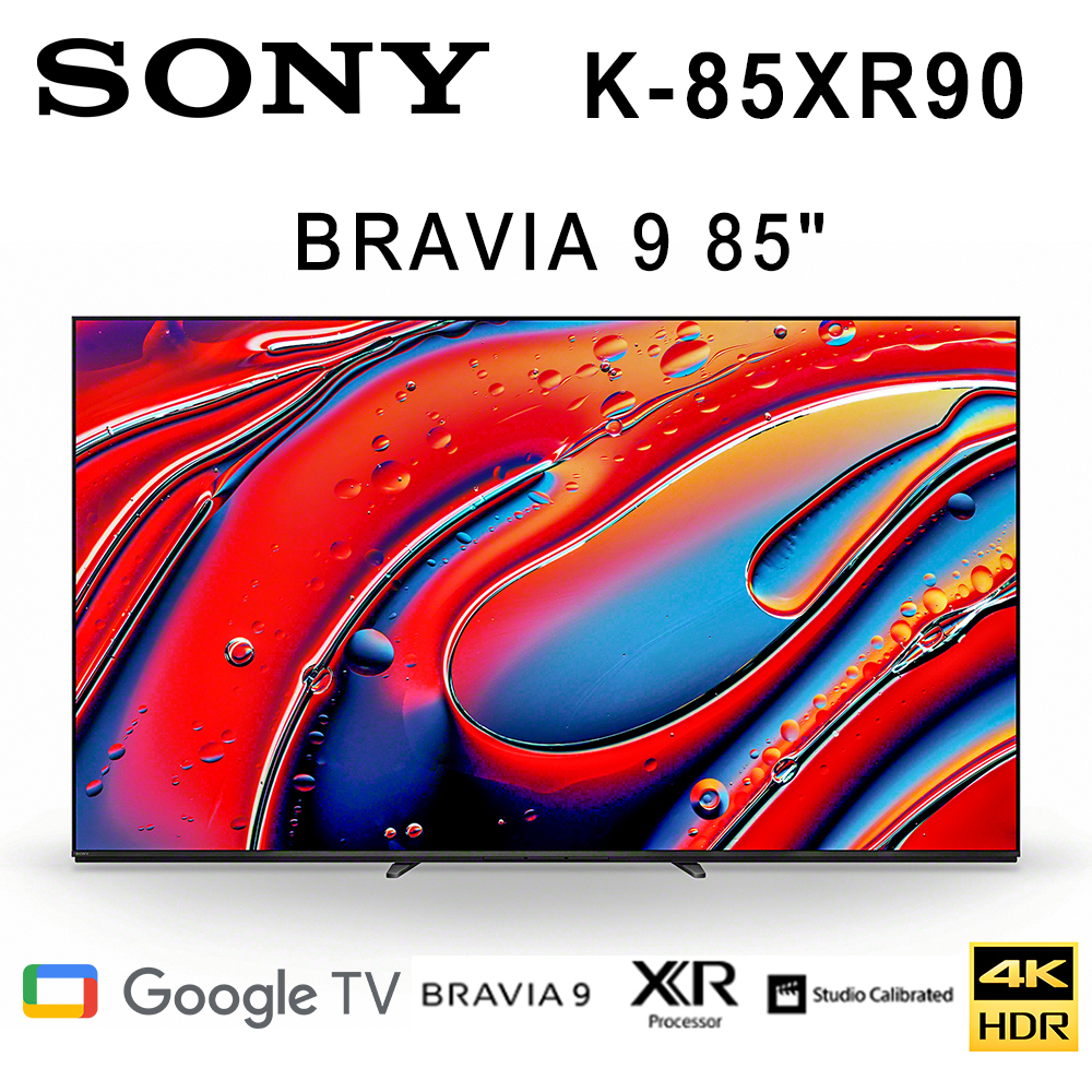 SONY BRAVIA 9 K-85XR90 85吋 4K 美規中文介面 Mini LED智慧液晶電視Goog
