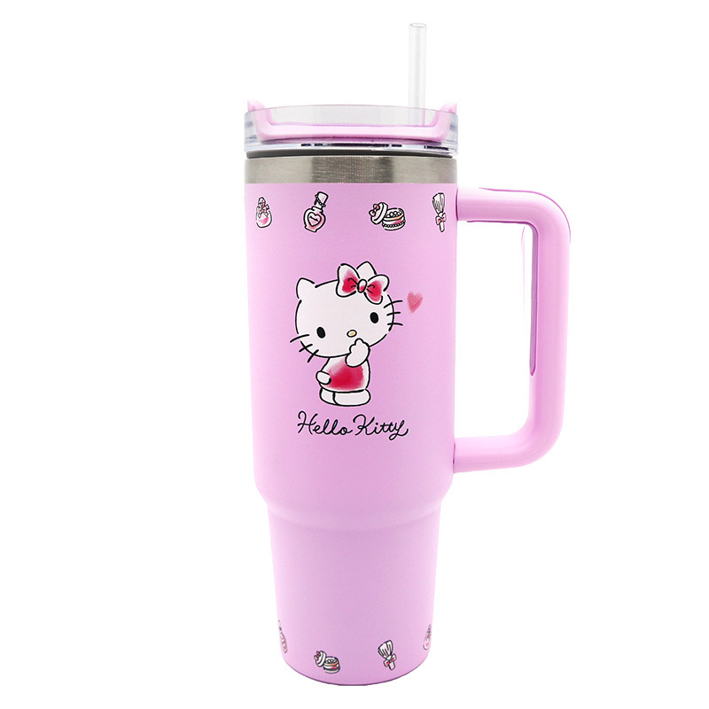 HELLO KITTY 900毫升不鏽鋼水杯