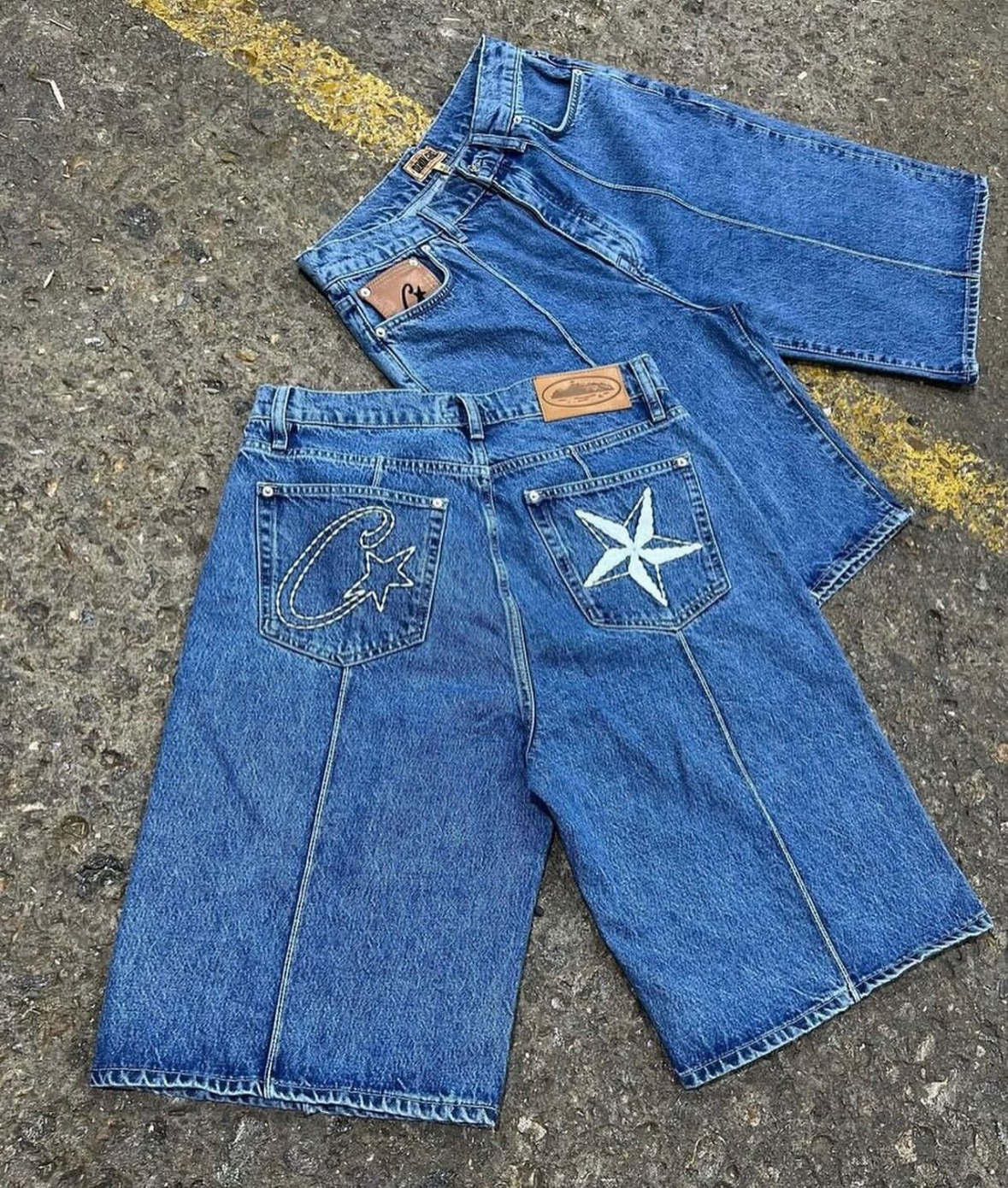 Ringo21 Corteiz C-Star Denim Jorts