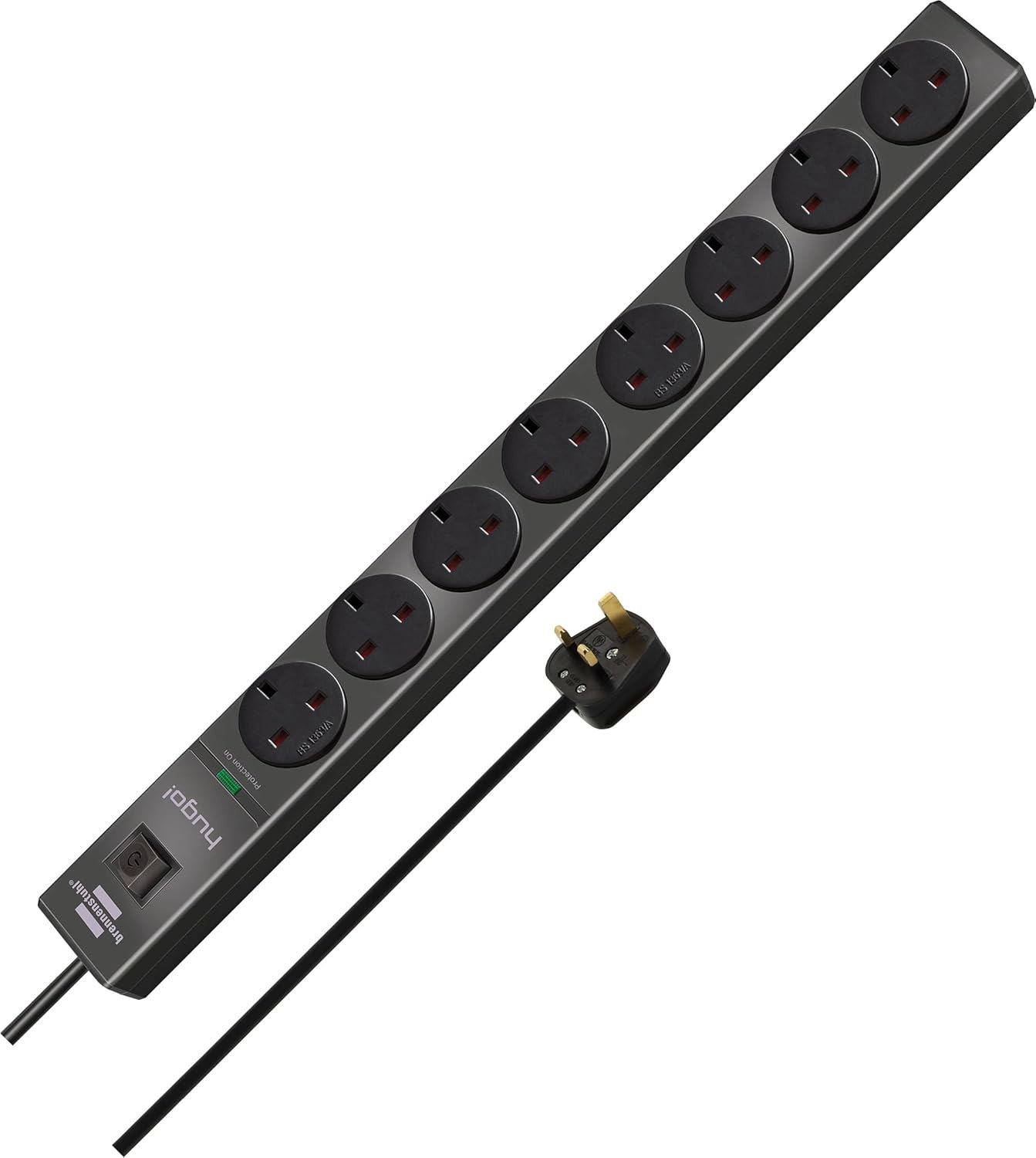 Brennenstuhl hugo! 8 Gang Extension Lead With Surge Pro
