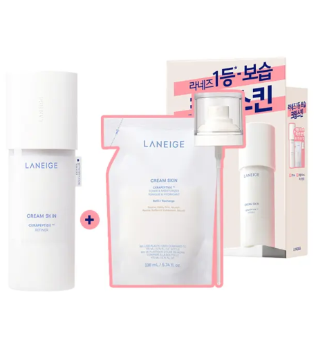 LANEIGE Cream Skin Cerapeptide Refiner 保濕牛奶水 限定套裝（170+1