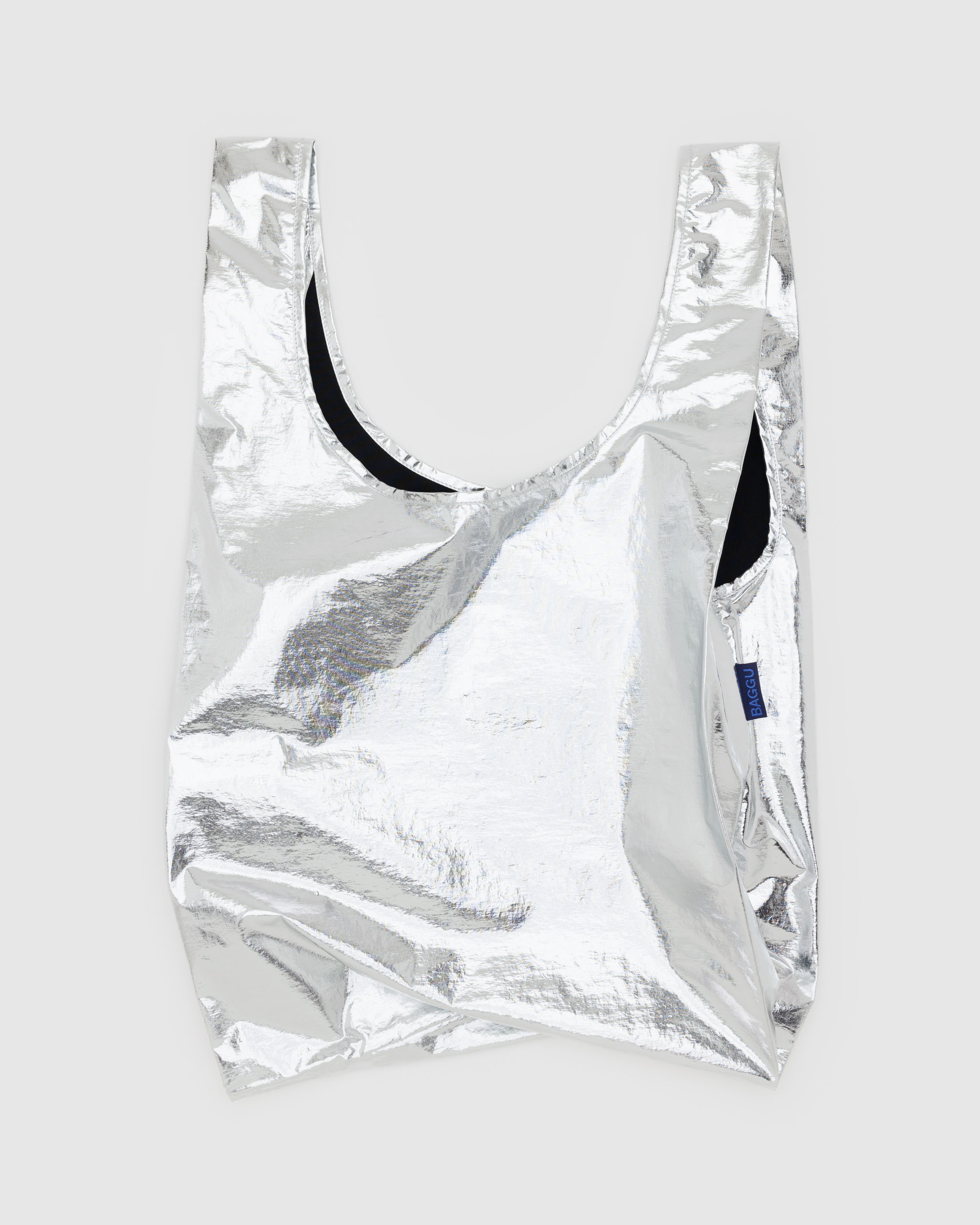 Standard Baggu - Silver Metallic｜BAGGU