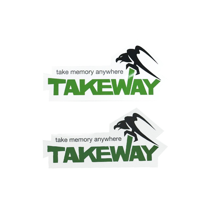 TAKEWAY 黑隼 LOGO貼紙｜安信騎士 ANSIN MOTO