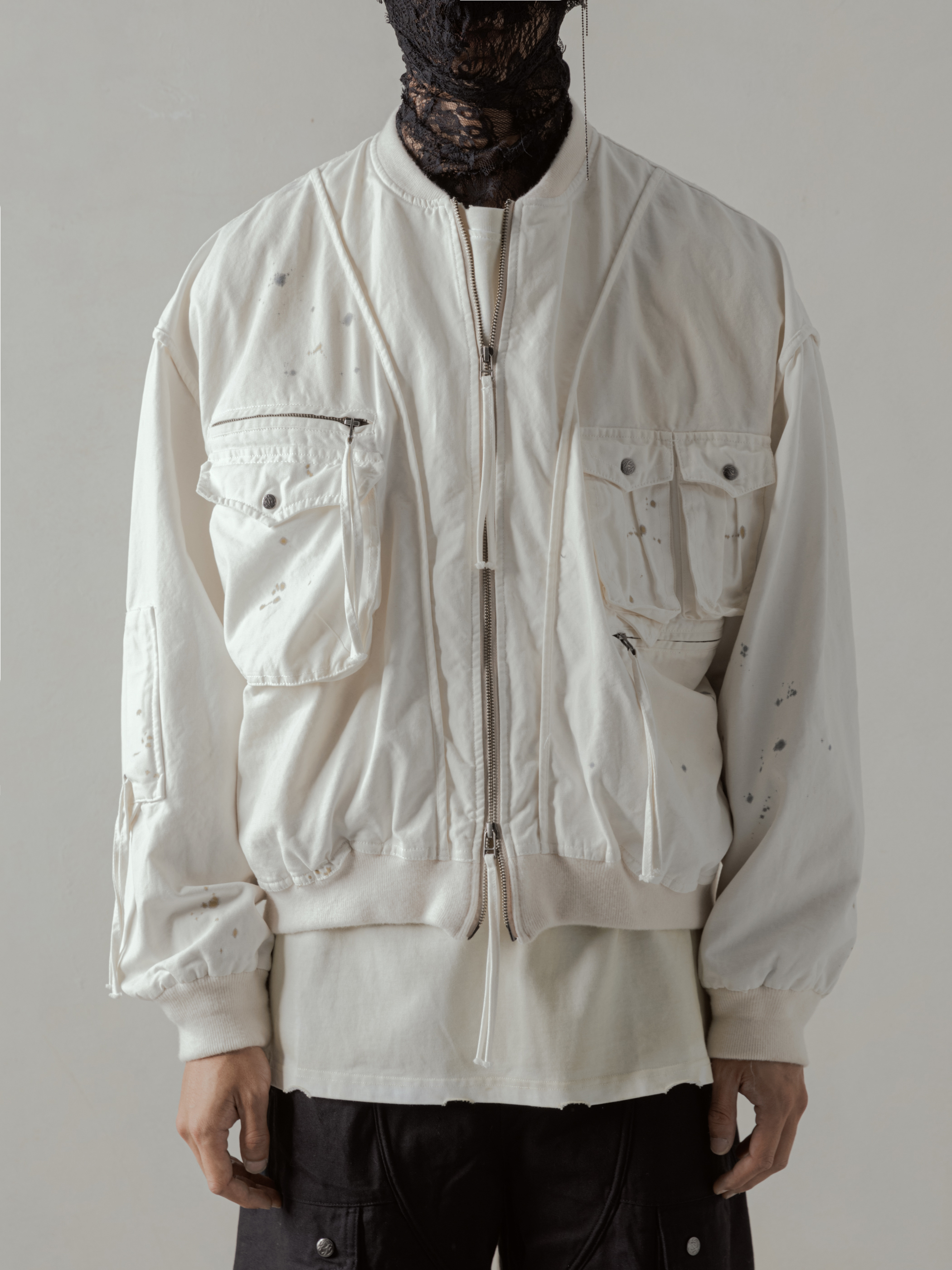 Professor.E - 24FW｜Parachute Cargo Bomber (Beige)