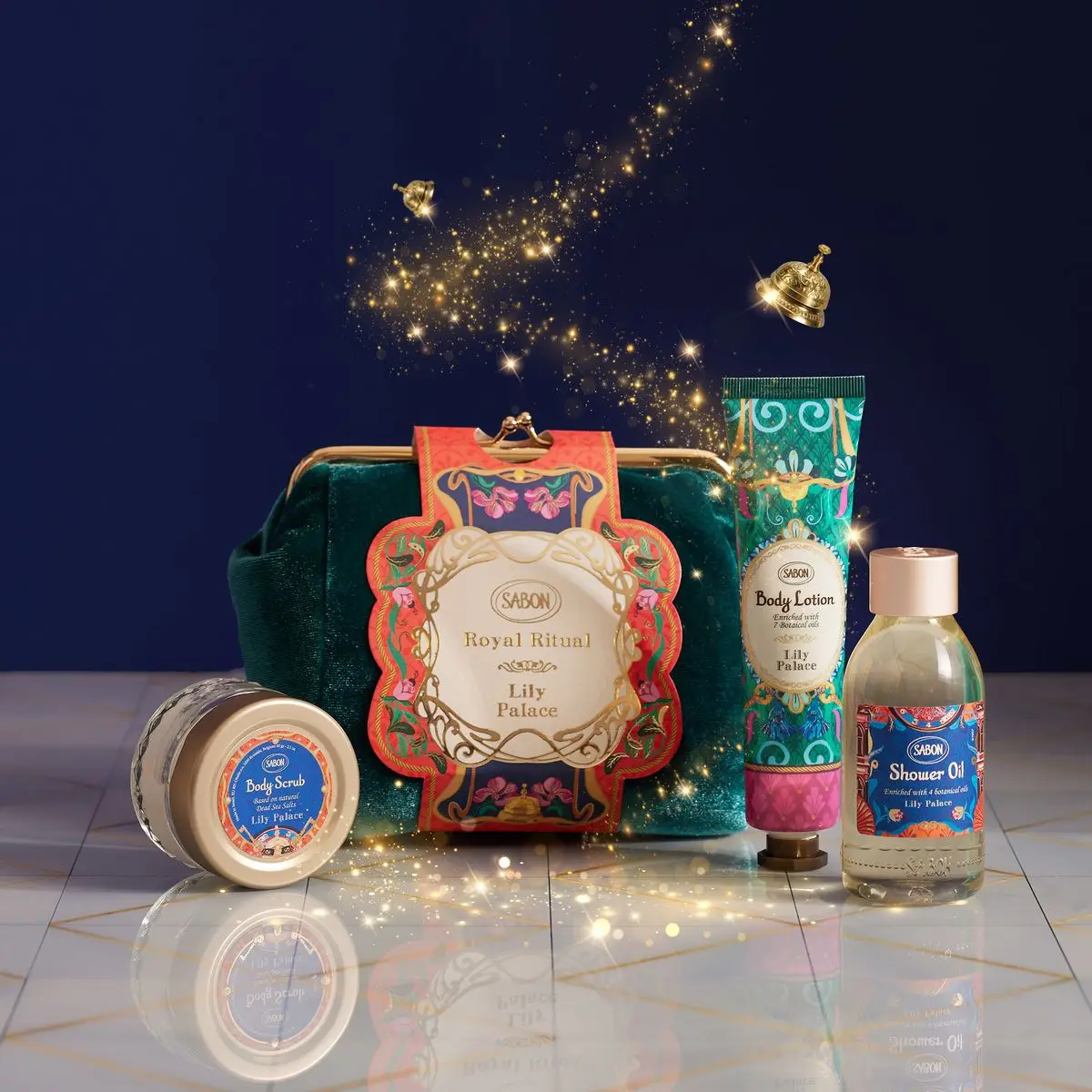 [限定] SABON Velvet Gift Lily Palace Christmas Coffret 20