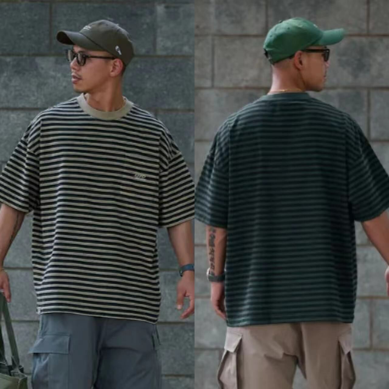 brt81 | BROSHOOD 日系洗水細橫間短袖TEE C / 2色