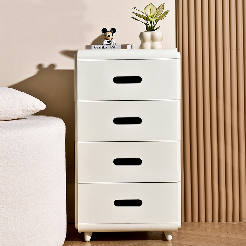 【AOTTO】免安裝42面寬感應夜燈四層收納櫃(AC-601)