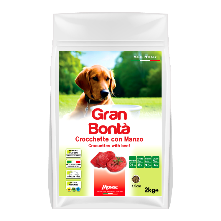 Gran Bontà |牛肉配方狗糧2kg (GB-4255)