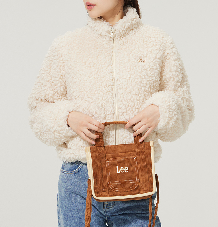 LEE CORD SHOULDER BAG