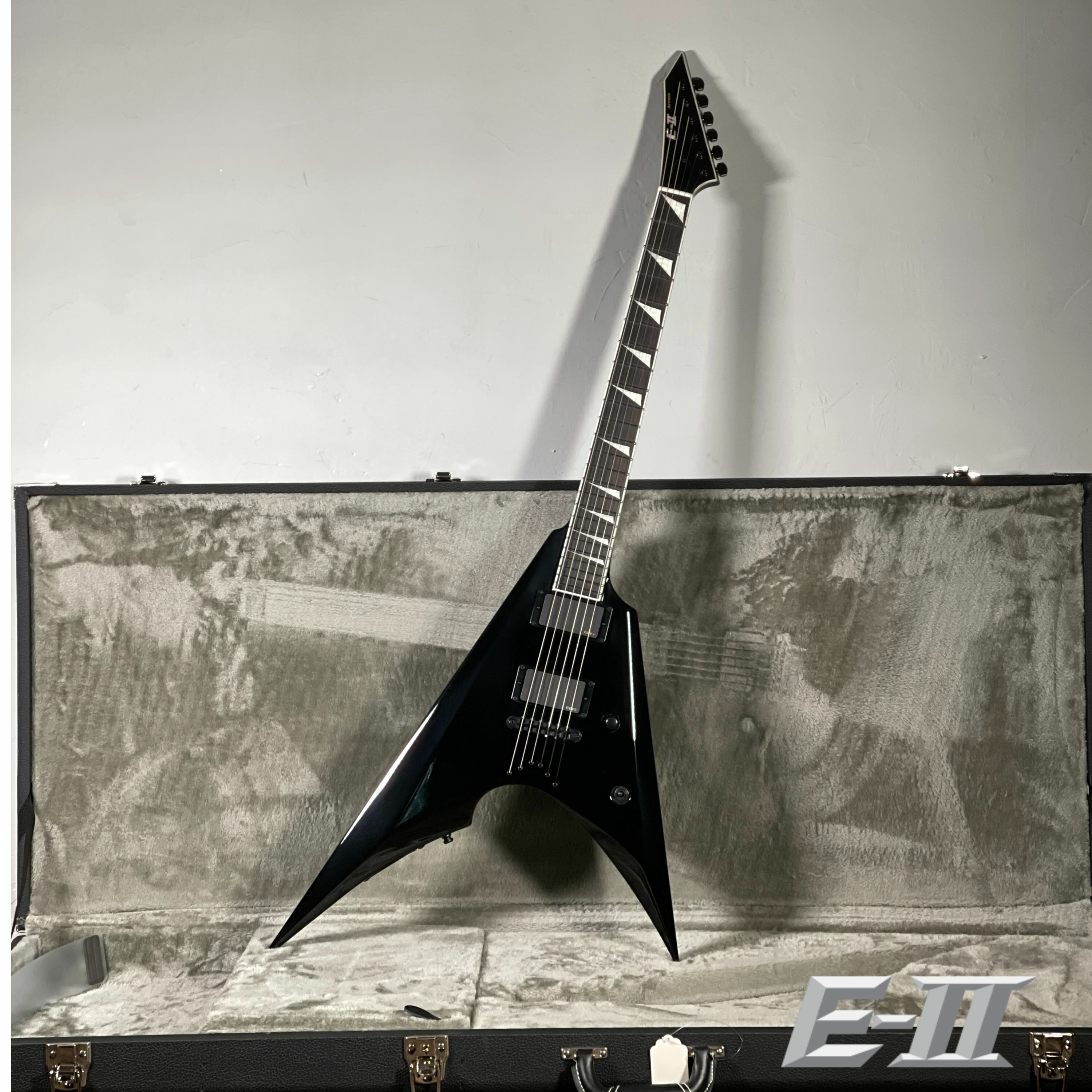 日廠 ESP E-II ARROW NT Black 主動式 雙雙 電吉他