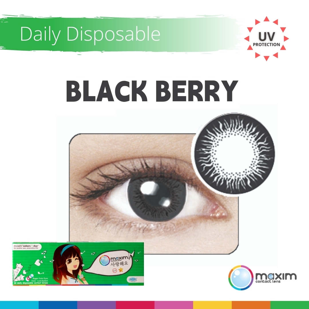 Maxim 1 Day Black Berry｜日拋彩妝隱形眼鏡
