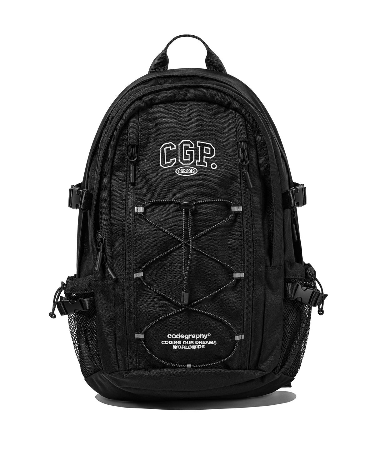 (CODEGRAPHY) CGP ARCH LOGO BACKPACK_BLACK