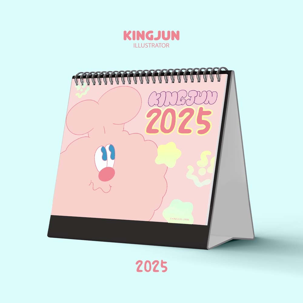 KINGJUN-蠢兔桌曆(2025)