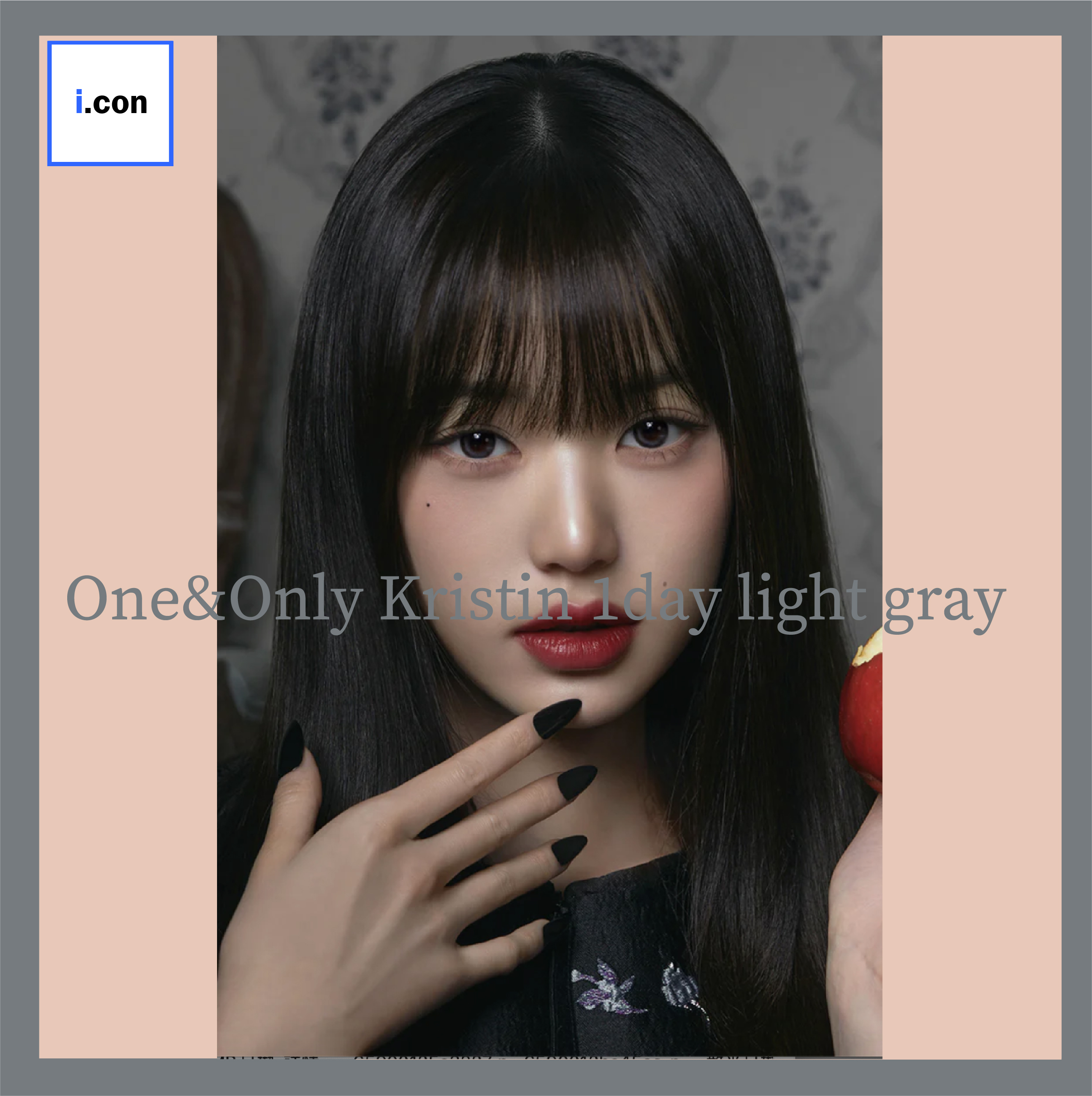 Hapa Kristin One&Only Kristin 1 Day Light Gray (每盒10片)