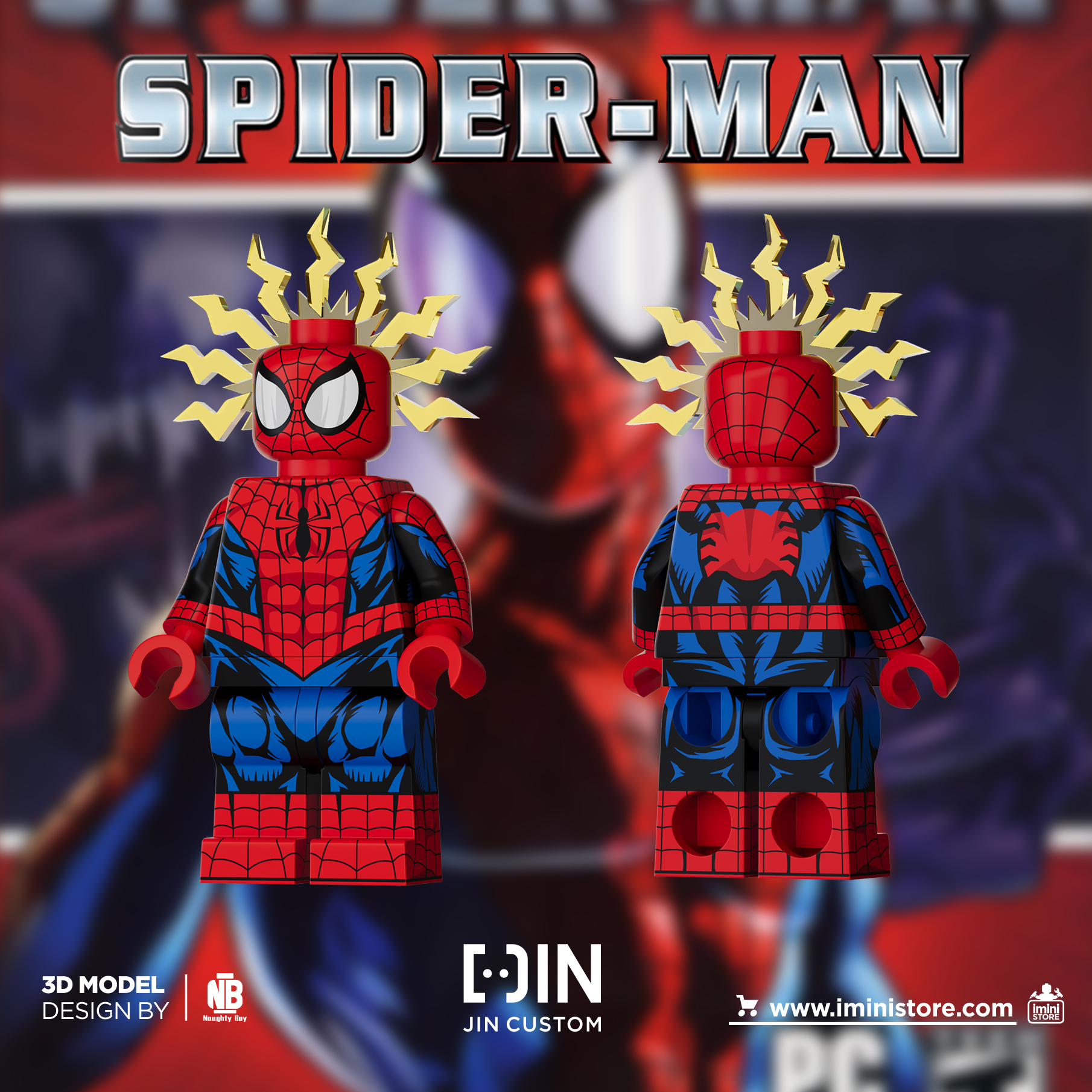[JIN Custom] [Preorder] Ultimate Spider-Man [PADprinted