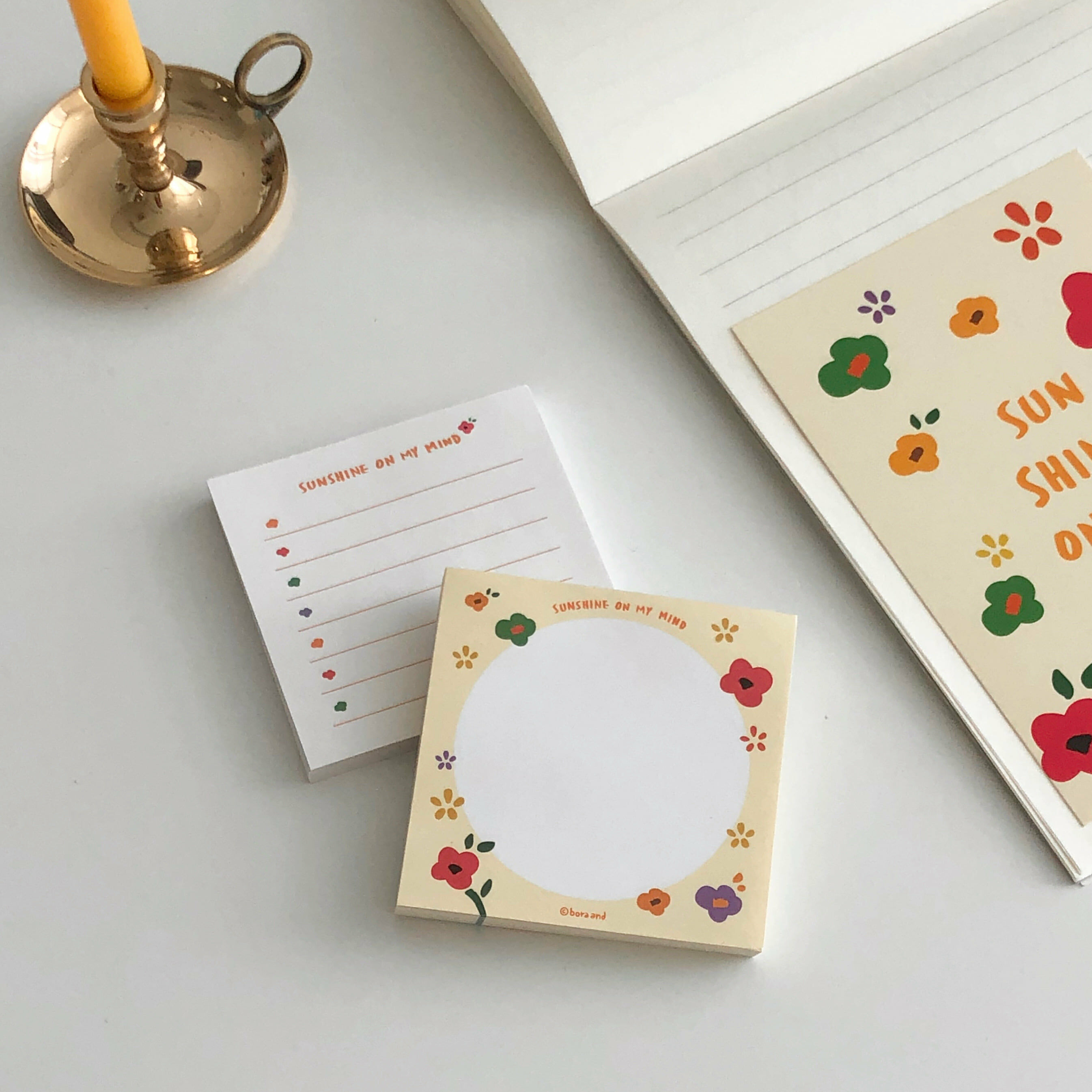 BORA AND - Sunshine memo pad 陽光記事本
