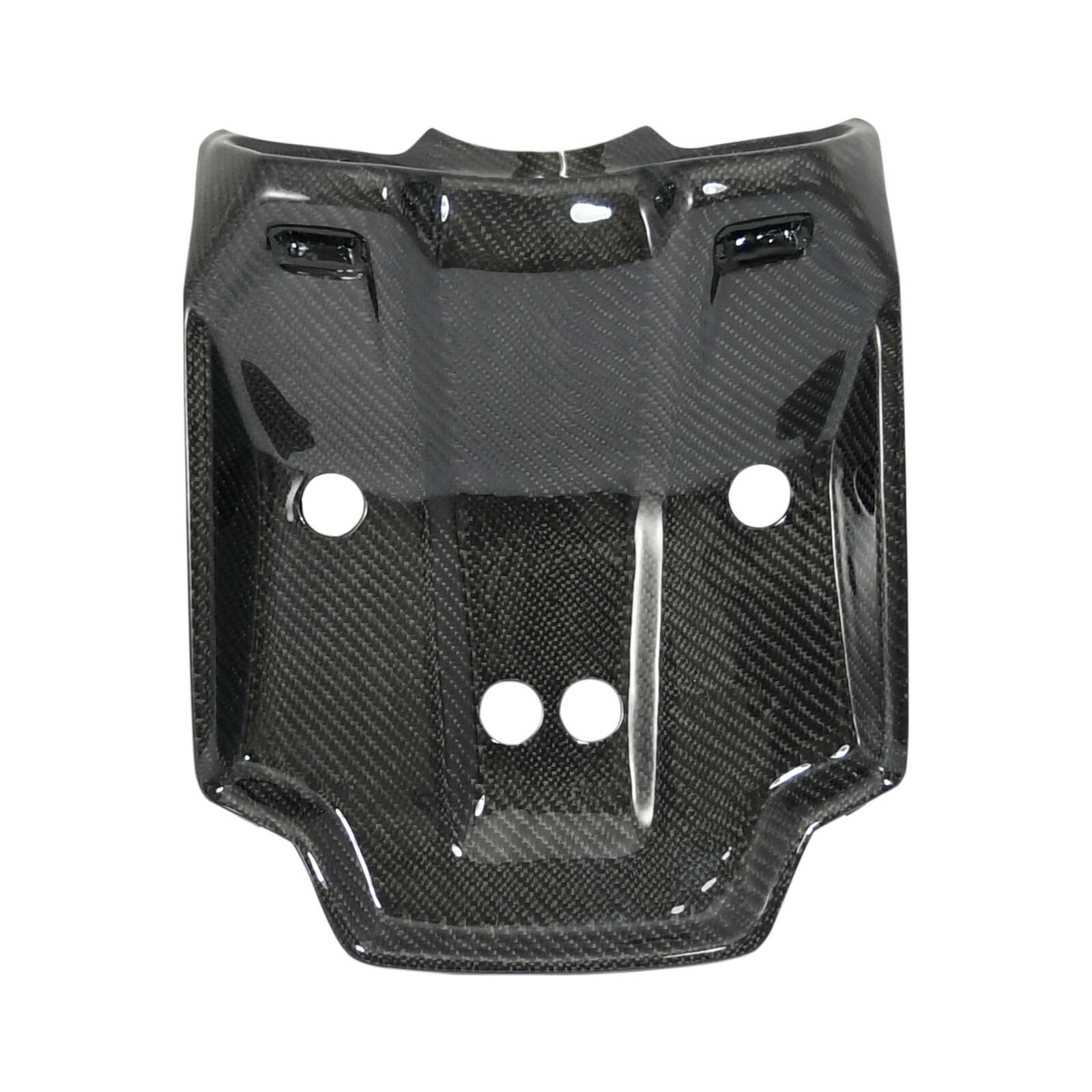 Wrapped Carbon Fiber Front Shelf Rack for Yamaha Zuma