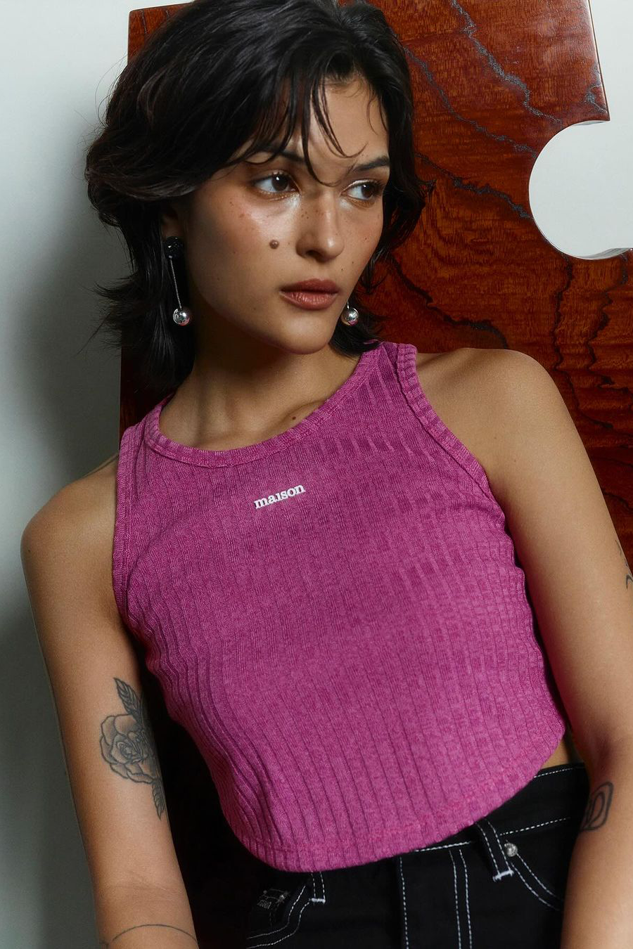 MAISON KEEPS｜Alpha Cropped Tank