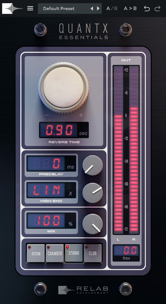 Relab QuantX Essentials Reverb 效果器 (序號下載版)