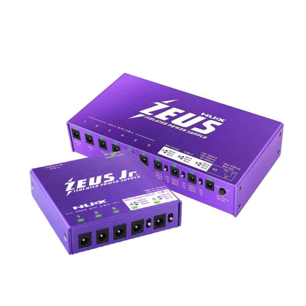 NUX/ ZEUS系列 效果器電源供應器 (ZEUS (NIP-Z10)/ZEUS Jr. (NIP-Z6)
