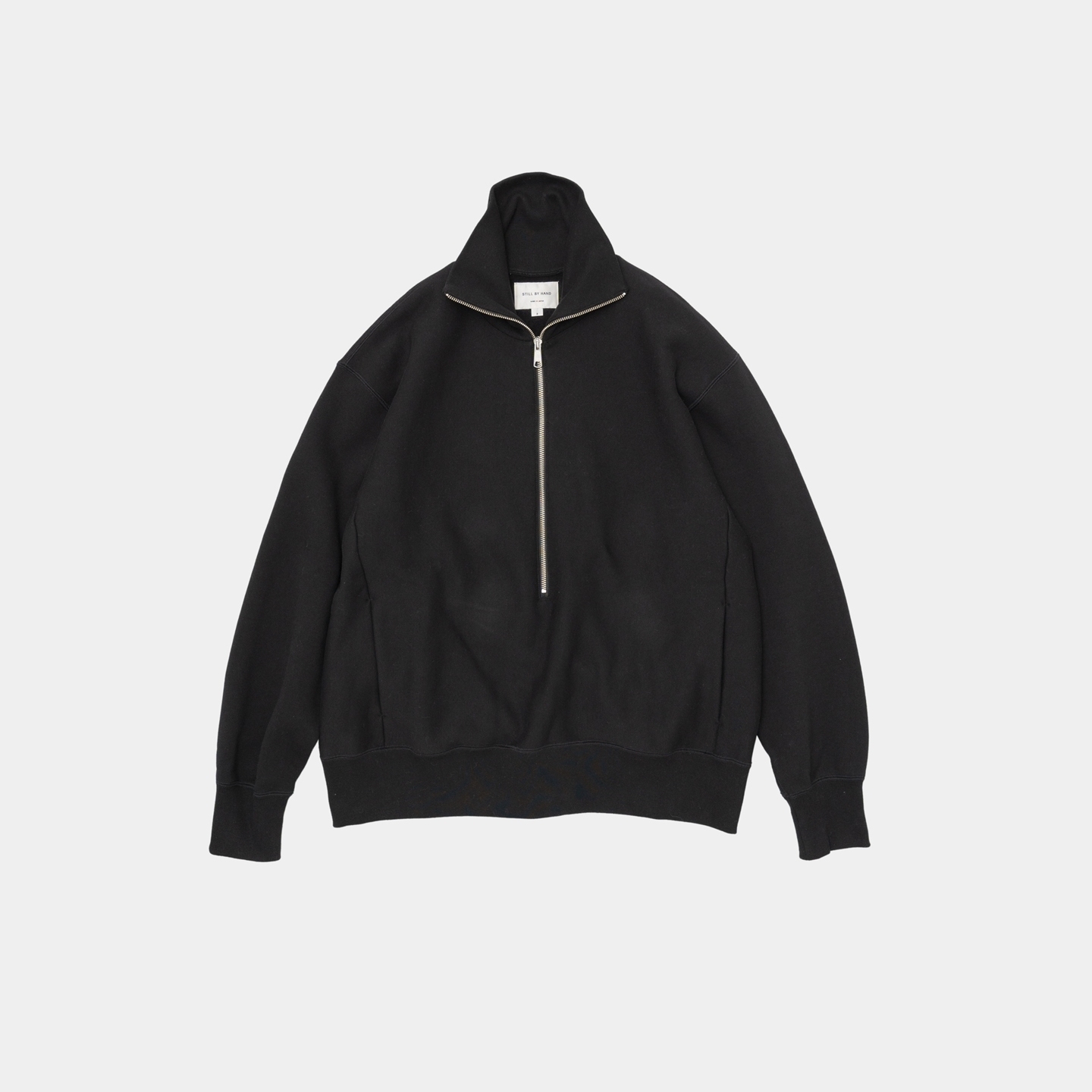 STILL BY HAND - Zip up fleece jumper / 2COLORS